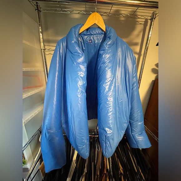 GAP | Jackets & Coats | 22 Yeezy Gap Limited Edition Blue Puffer Jacket ...